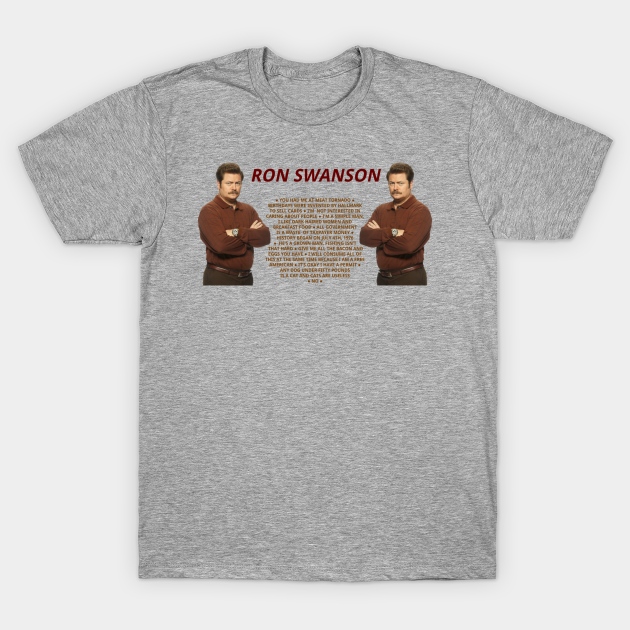 Ron Swanson - Ron Swanson - T-Shirt | TeePublic