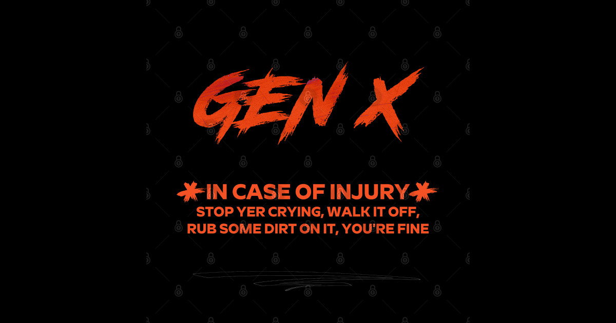 GenX Playground - Generation X - Sticker | TeePublic