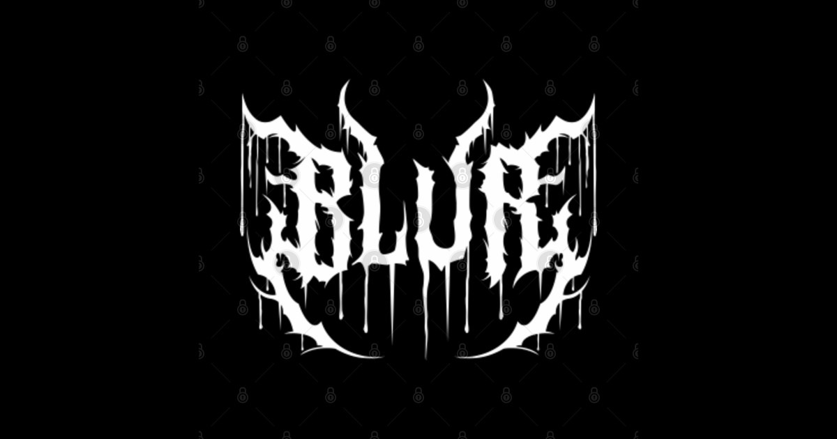 Blur Metal Version Logo - Blur - Sticker | TeePublic