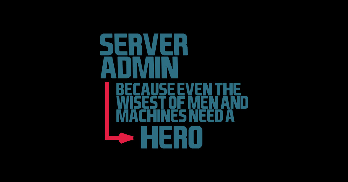 server admin, hero - Computer - Sticker | TeePublic