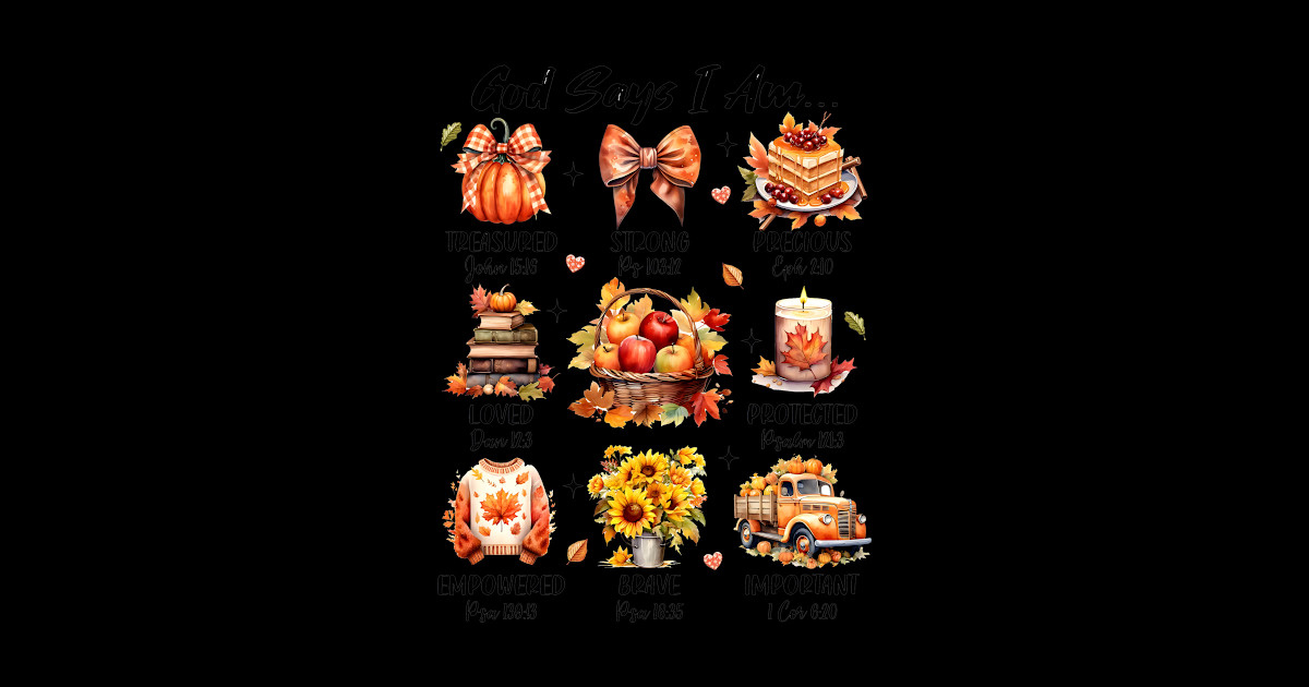 God Says You Are Fall, Fall Coquette Bow, Bible Verse, Fall Vibes ...