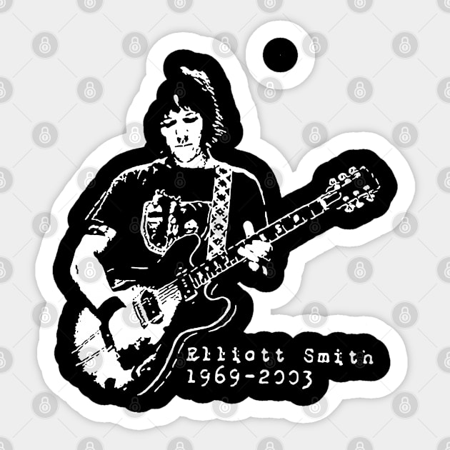 Vintage elliot tribute - Elliott Smith - Sticker | TeePublic