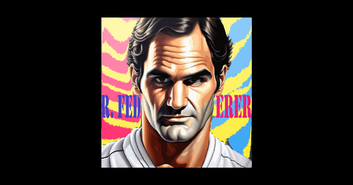 Roger Federer - Sports - Sticker | TeePublic