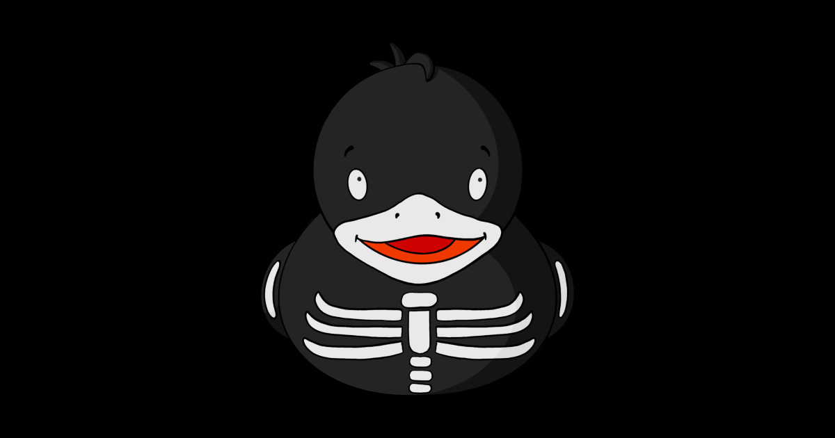 Skeleton Rubber Duck - Skeleton - Sticker | TeePublic