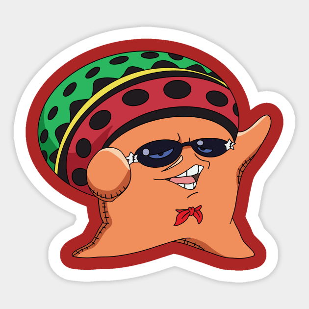 Pappag From One Piece - Pappag One Piece Luffy Anime Manga - Sticker ...