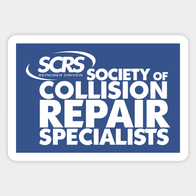 SCRS "Stacked Logo" White - Scrs - Sticker | TeePublic