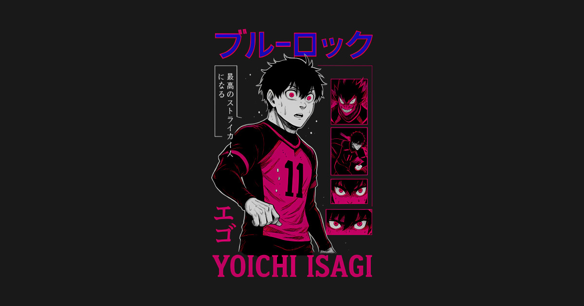 Isagi Yoichi Purple Art - Anime Inspired Fashion - T-Shirt | TeePublic