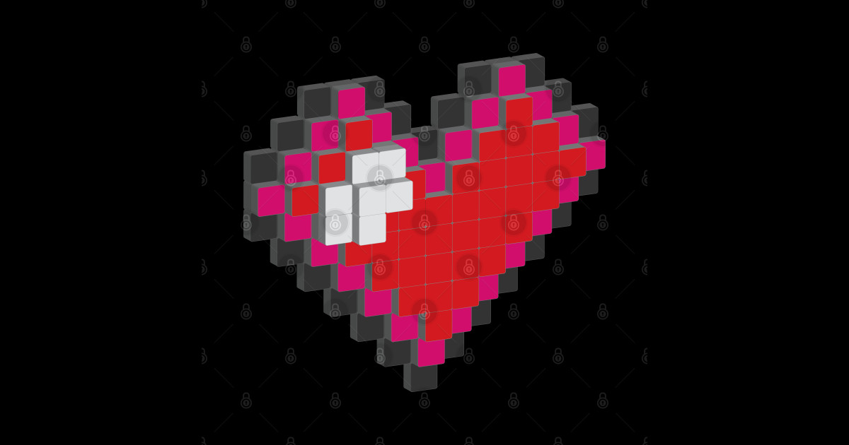 Video Gaming Heart - Heart - Tapestry | TeePublic