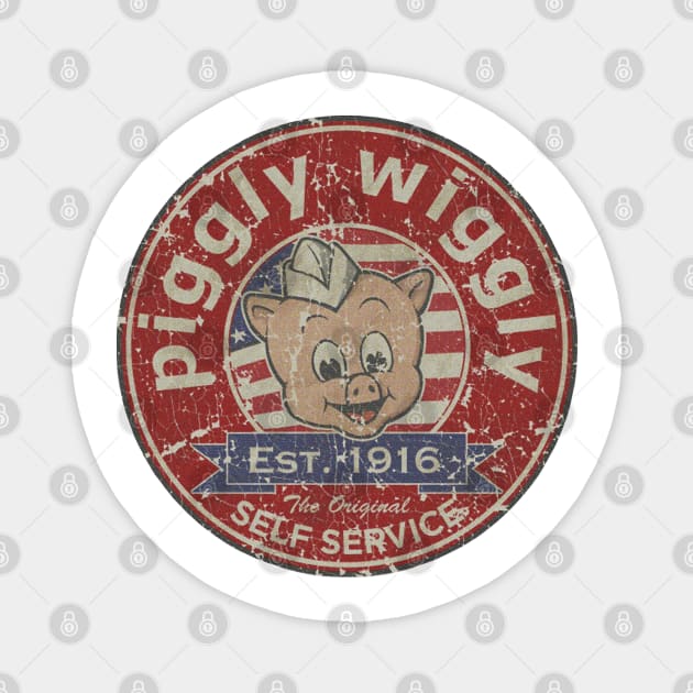 Piggly Wiggly Graphic Design - Piggly Wiggly - Magnet | TeePublic