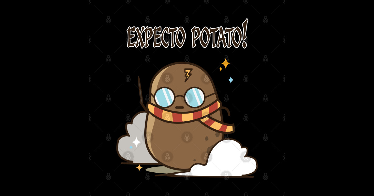 Expecto Potato - Potato - Magnet | TeePublic