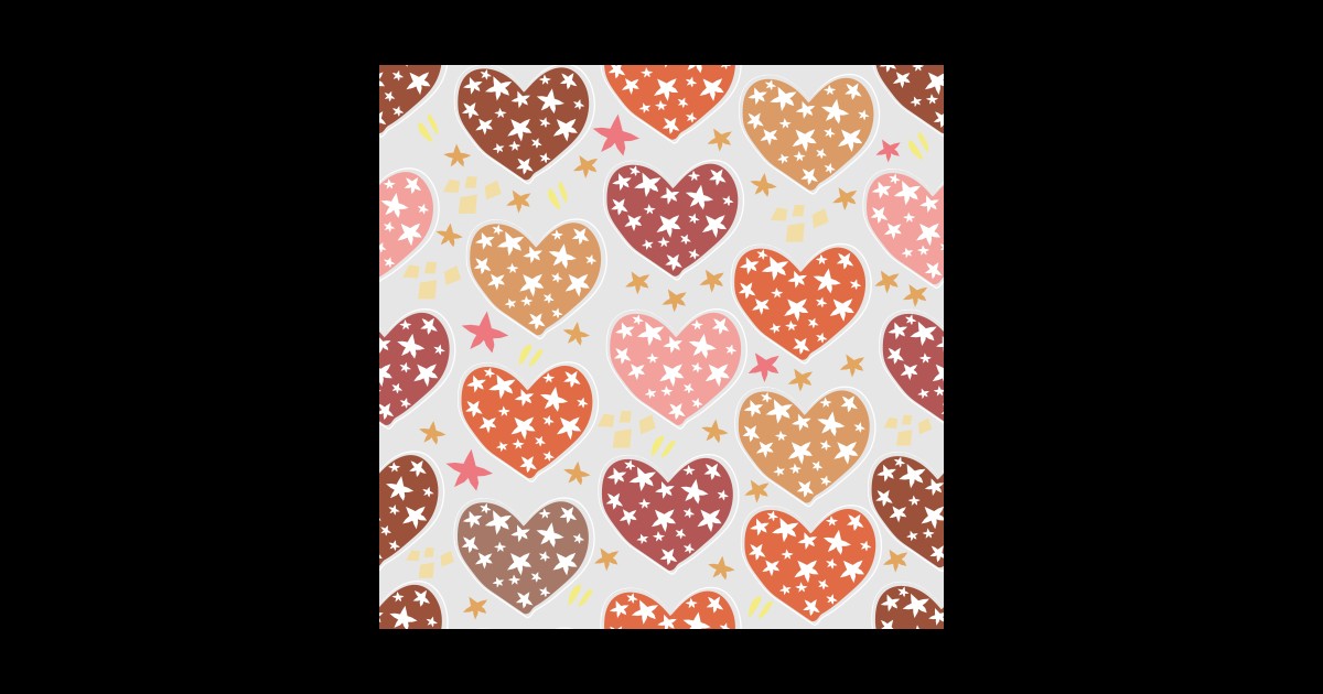 Heart Pattern - Heart - Sticker | TeePublic
