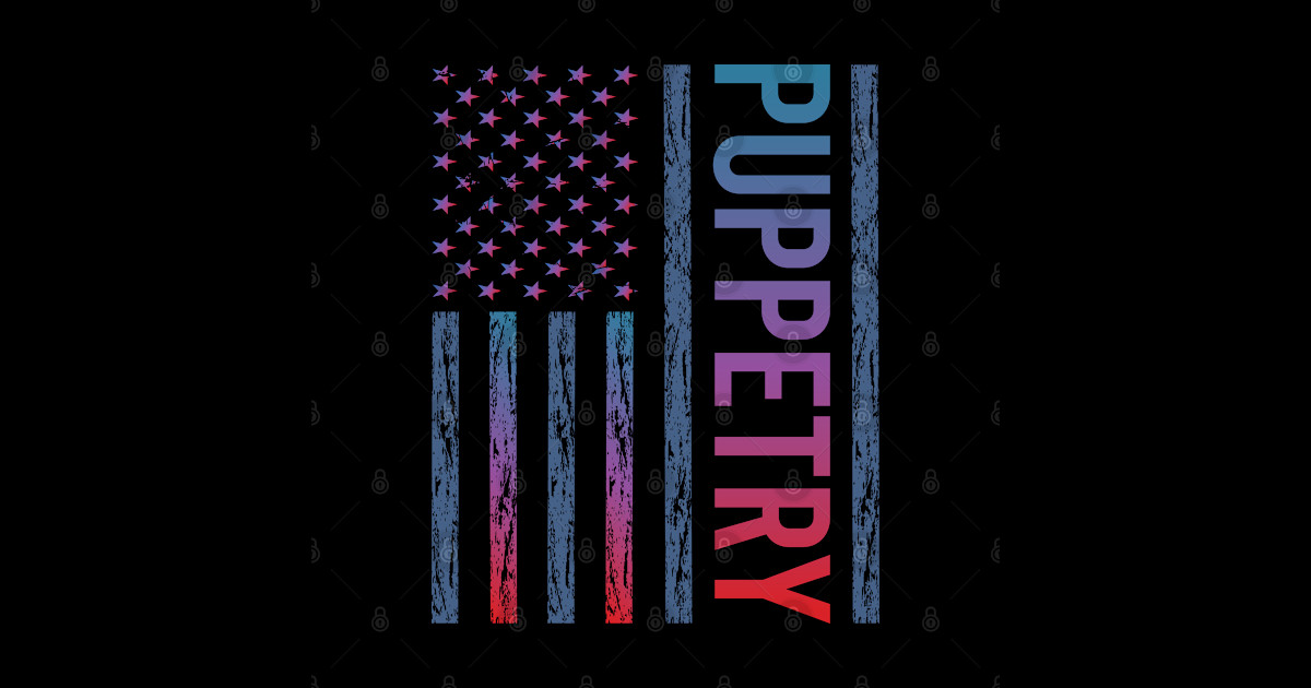 Gradient Flag Puppetry Puppet Puppets - Puppetry - Posters and Art ...