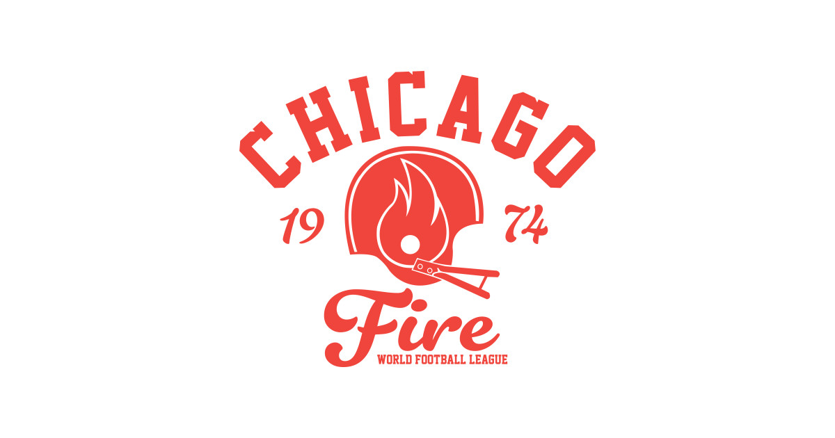 Chicago Fire 1974 WFL Football Premium TRI BLEND - Chicago Fire - T ...