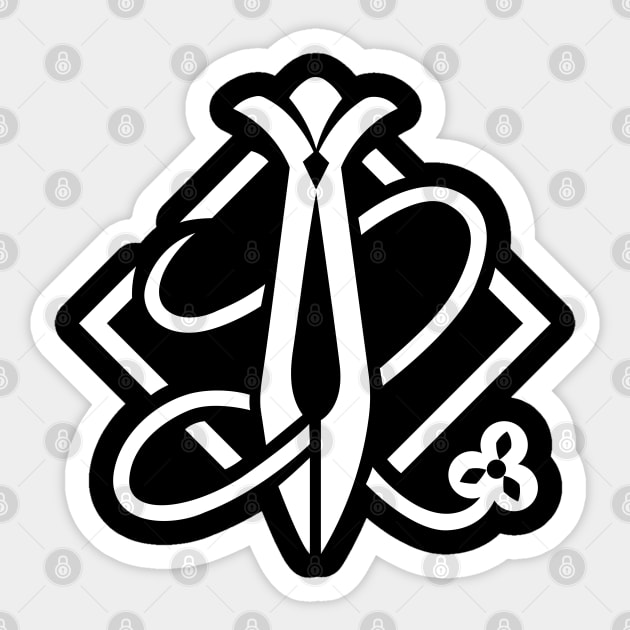 Genshin Impact Chiori Emblem - White - Genshin Impact Chiori Emblem ...