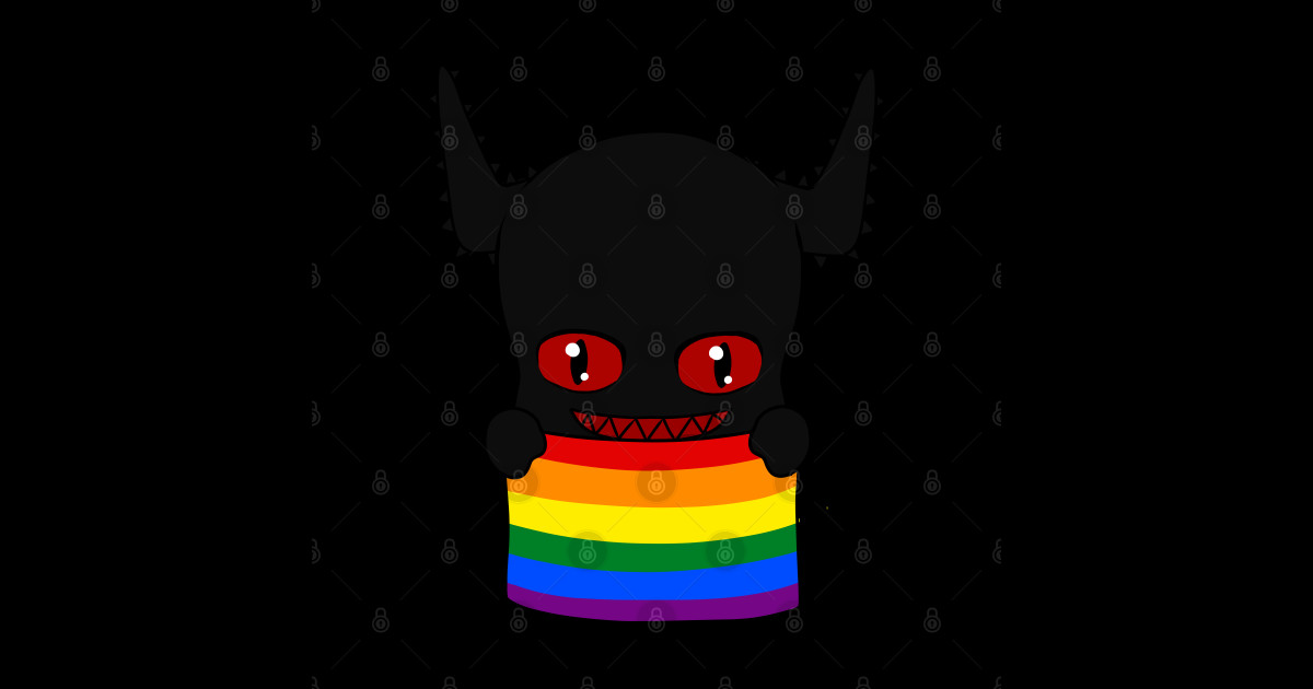 creepypasta pride chibi zalgo - Creepypasta - Magnet | TeePublic