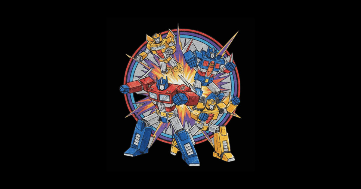 Vintage-Transformer-cartoon - Cartoons - Sticker | TeePublic