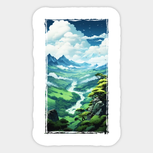 STUNNING NATURE PIXELS - Nature - Sticker | TeePublic