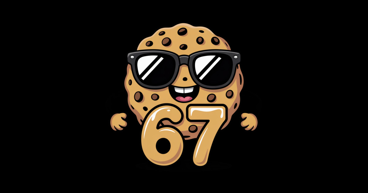 Cool Cookie 67 Meme Six Seven Cookies - 67 Cookies Meme Six Seven Slang ...