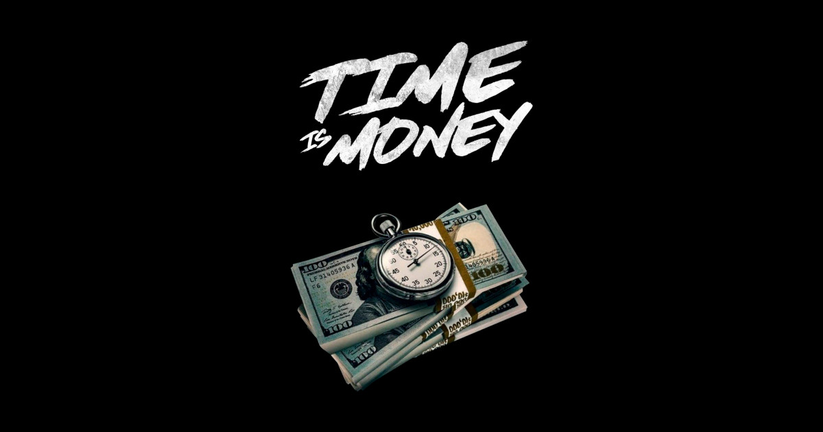 Time Is Money - Money - Sticker | TeePublic