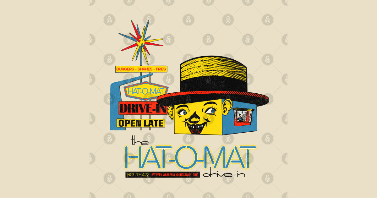 VINTAGE The Hat--O-Mat Drive In Fast Food Nostalgia - Fast Food - T ...