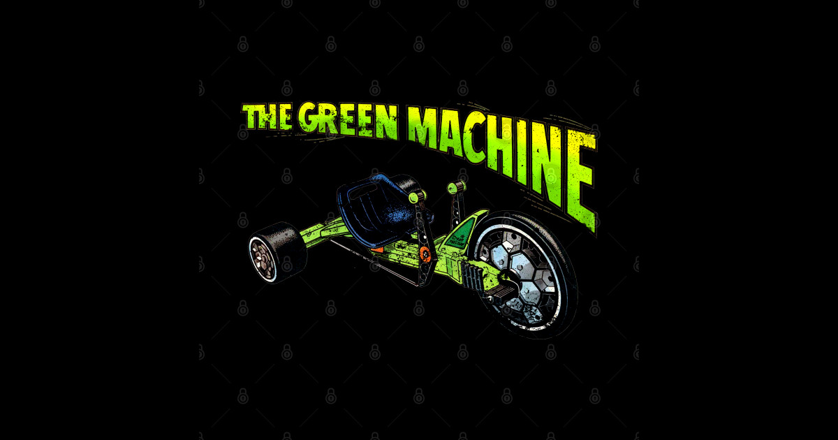Green Machine - 70s - Sticker | TeePublic