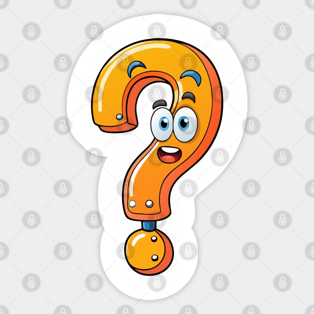 What - Illustration Art Funny Cartoon - Cartoon Character - Sticker ...