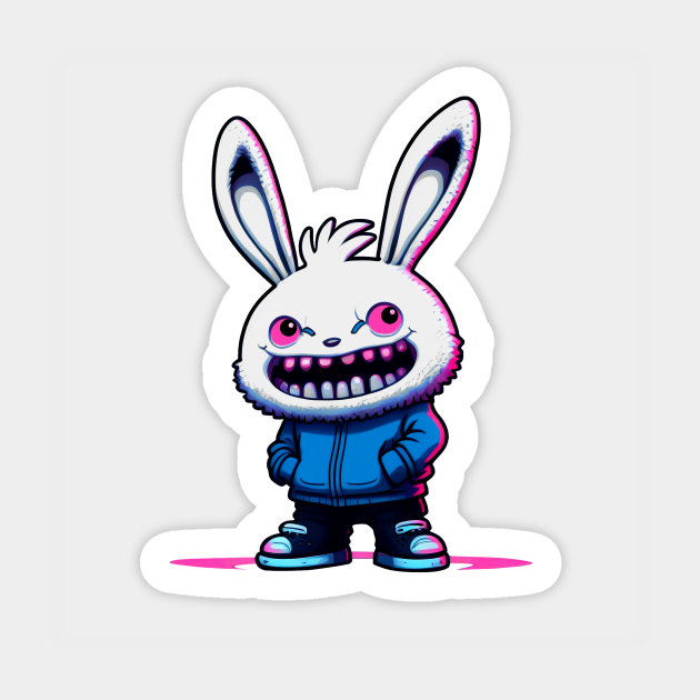 psycho bunny - Bunny Rabbit - Sticker | TeePublic