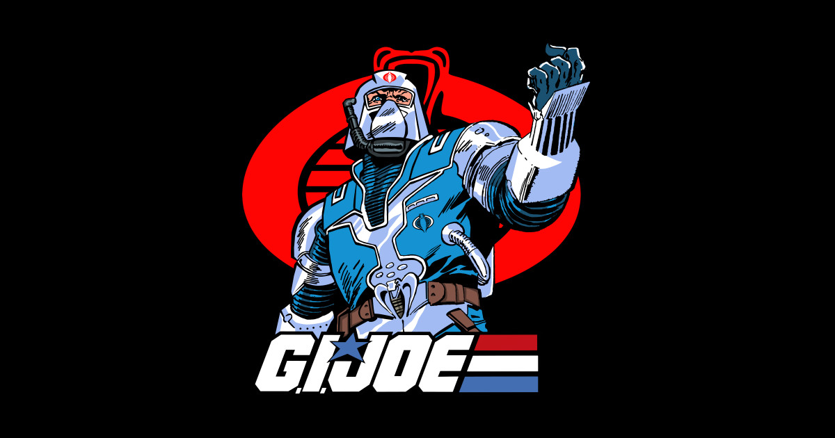 Battle Armor Cobra Commander - Gi Joe - Sticker | TeePublic