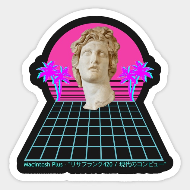 Make a move - Vaporwave - Sticker | TeePublic