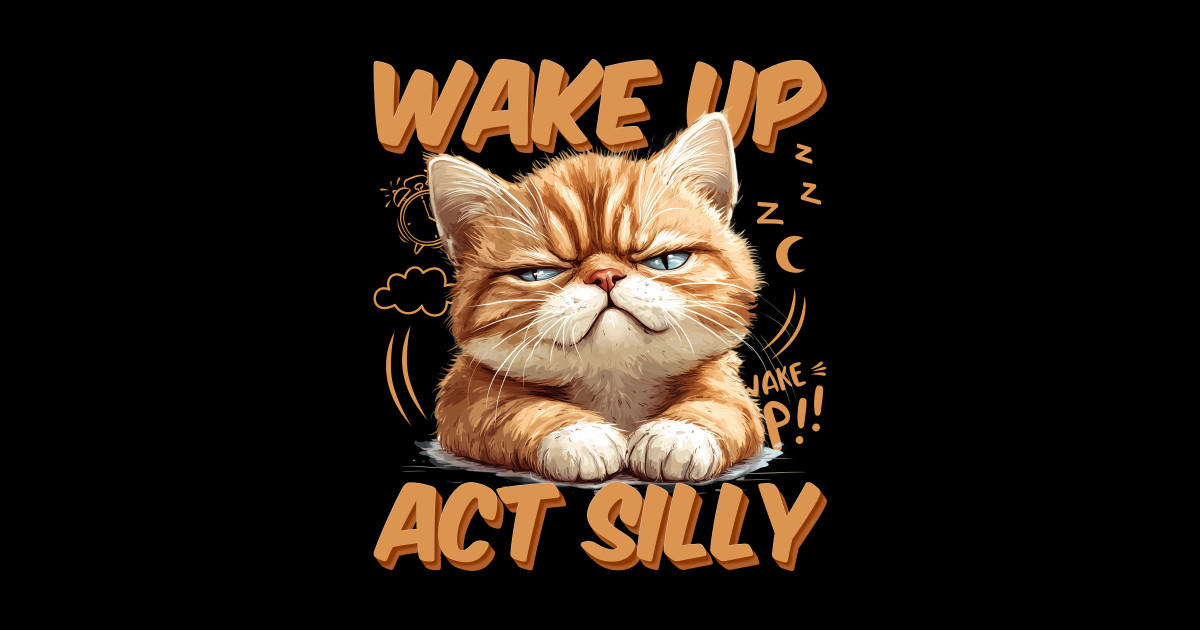 Wake Up Act Silly Crying Banana Cat Meme Zoning Out Black Cat - Wake Up ...