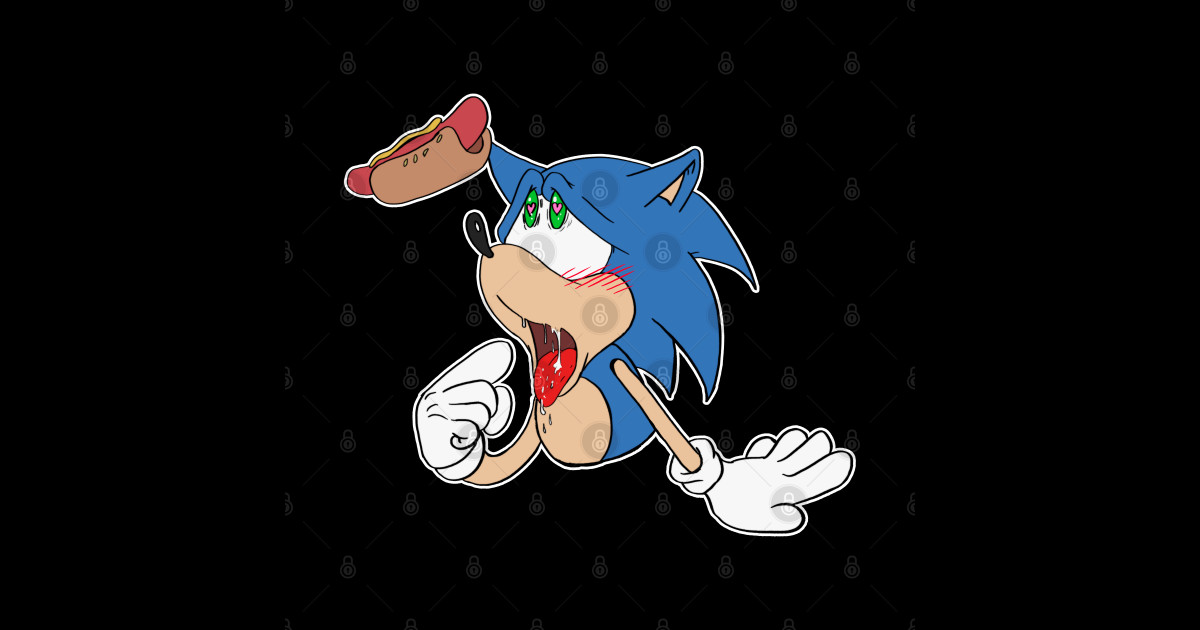 Ahegao Sonic - Ahegao - Magnet | TeePublic