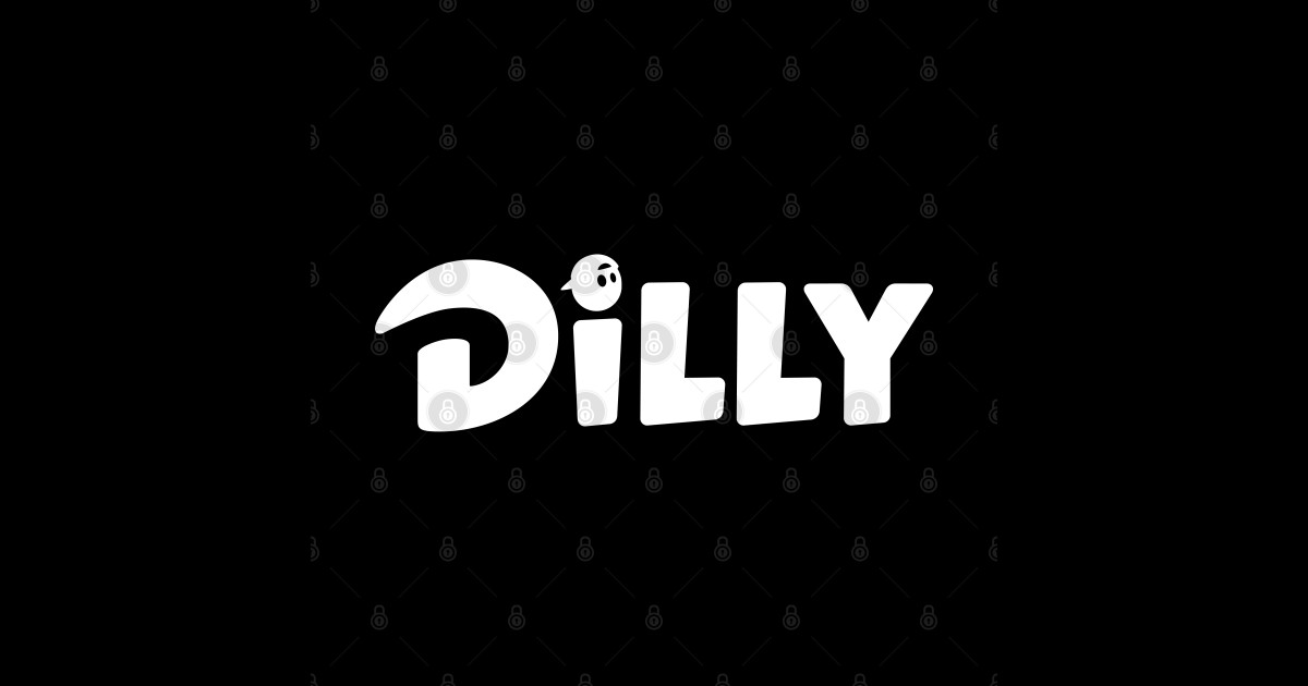 Dilly Logo T - Dilly - Sticker | TeePublic