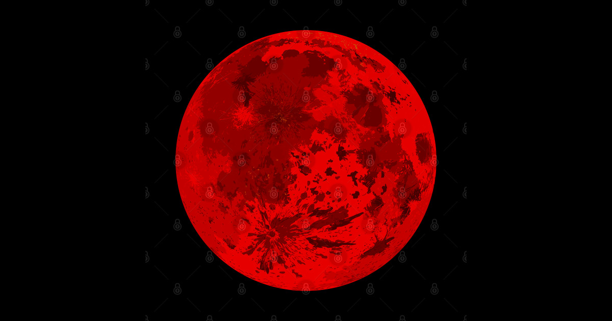 Blood Moon - Blood Moon - Sticker | TeePublic