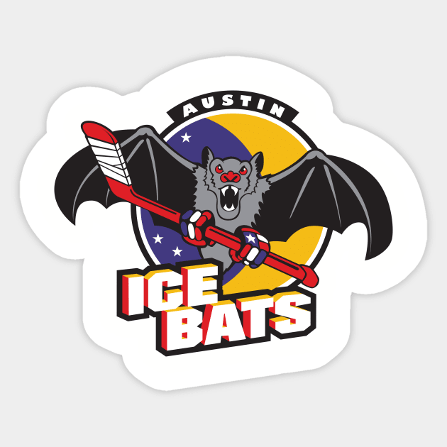 Austin Ice Bats - Hockey - Sticker | TeePublic