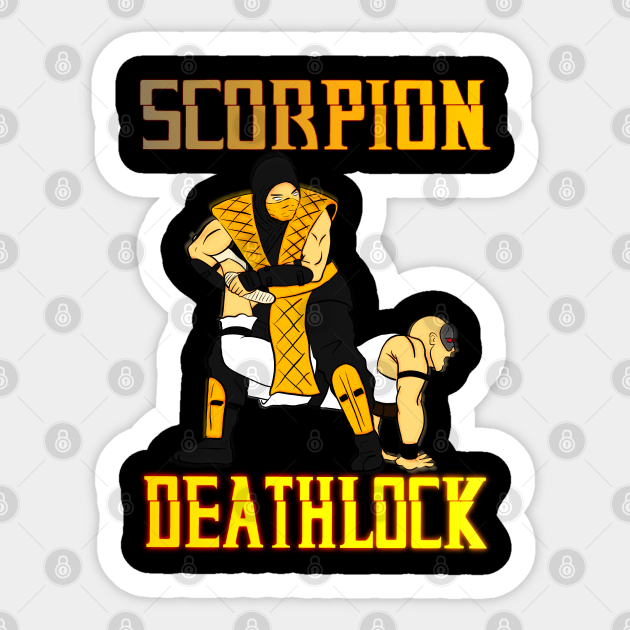 Scorpion Deathlock - Scorpion - Sticker | TeePublic