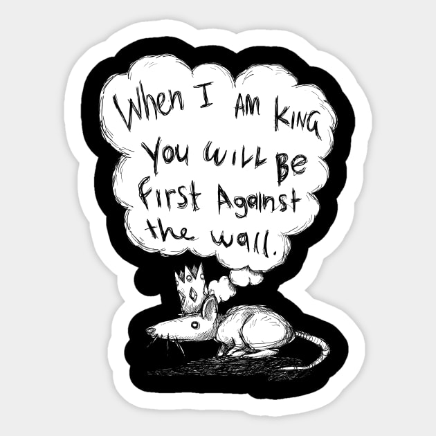 Paranoid Android - Radiohead Illustrated lyrics. - Radiohead - Sticker ...