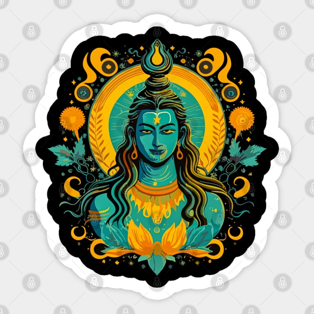 Hindu God Lord Shiva Worship - Shiva - Sticker | TeePublic