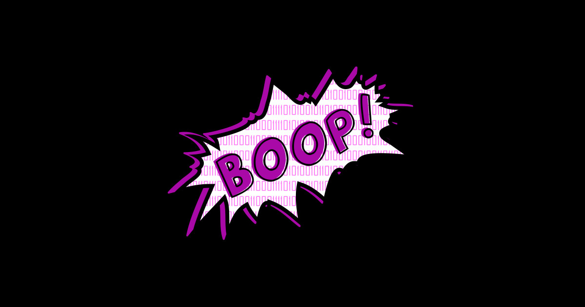 BOOP! - Boom - Sticker | TeePublic