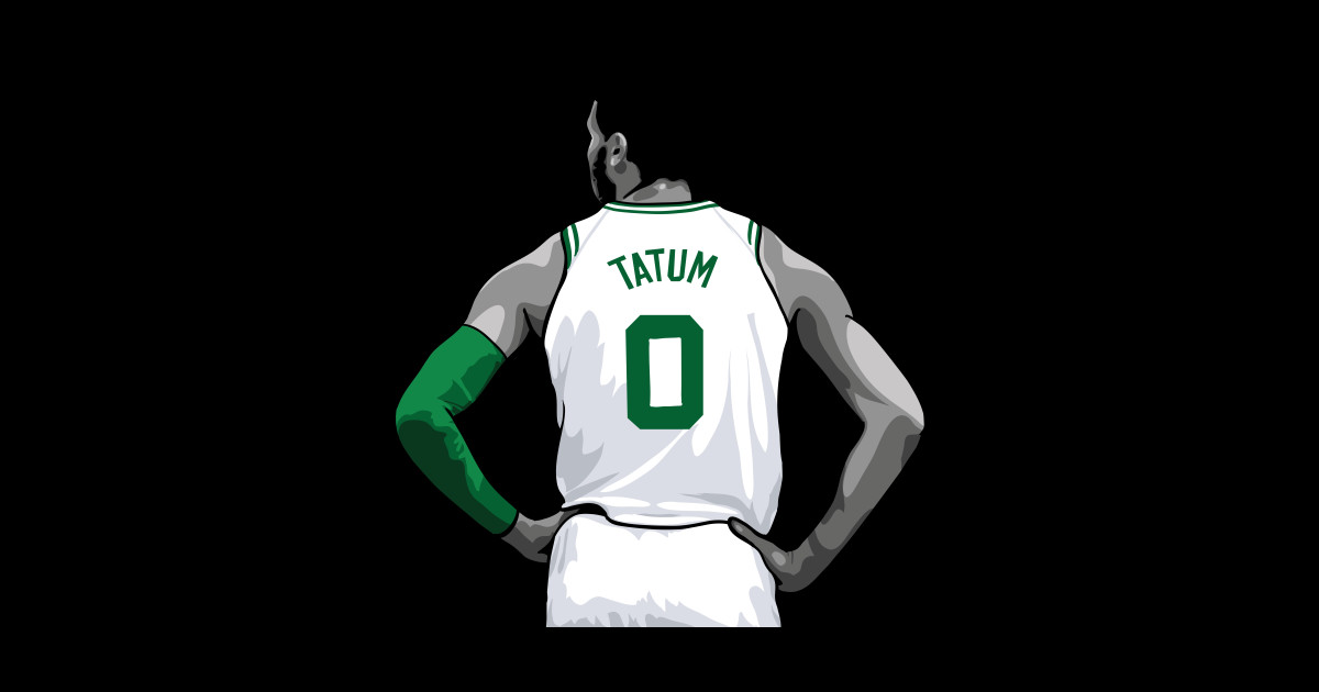 Jayson Tatum Vector Standing - Jayson Tatum - Sticker | TeePublic