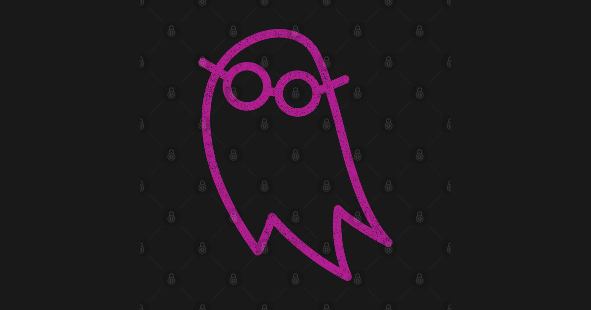 The Pink Opaque Ghost Symbol (Chest Pocket) - Movies - T-Shirt | TeePublic