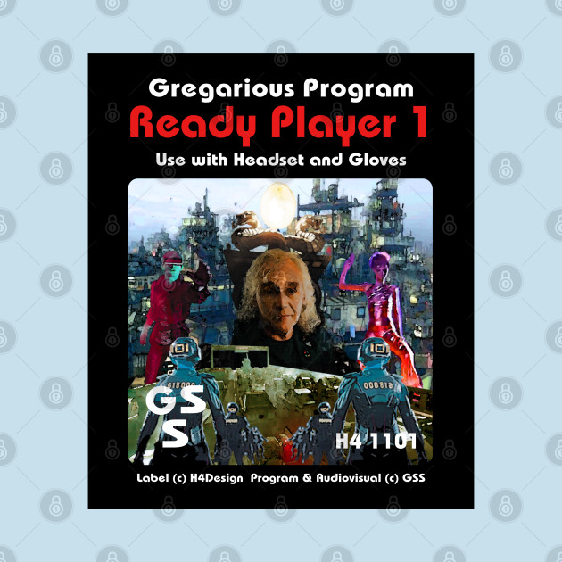 Ready Player 1 Game Label - Ready Player One - T-Shirt