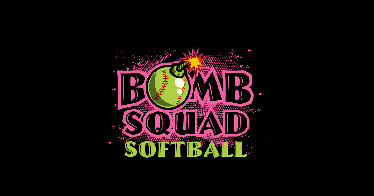 Bomb Squad Softball Homerun - Softball Homerun - Posters and Art Prints ...