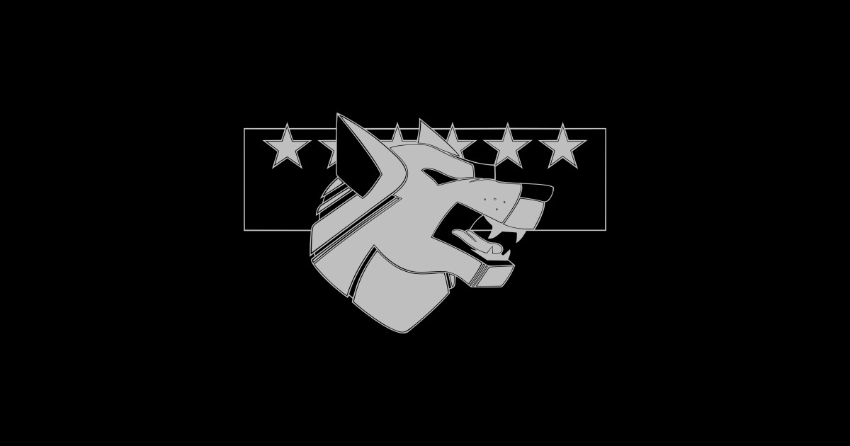 Clan Wolf PT Shirt Stencil T-Shirt - Battletech - Sticker | TeePublic