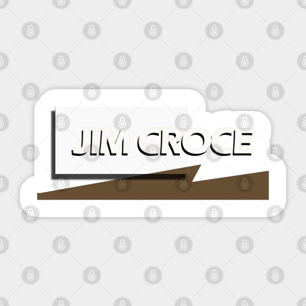 jim croce - Jim Croce - Sticker | TeePublic