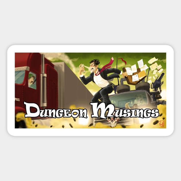 Dungeon Musings Logo - Dungeon Musings Logo - Sticker | TeePublic