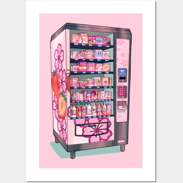 Pink Vending Machine - Vending Machine - Posters and Art Prints | TeePublic