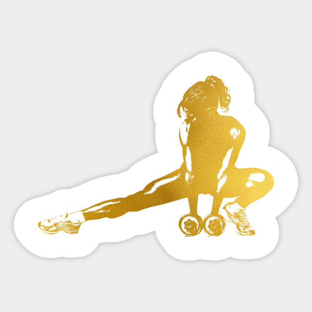 Female Bodybuilder - Bodybuilder - Sticker | TeePublic