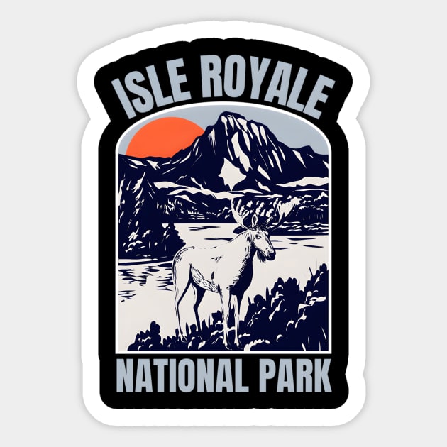 Isle Royale National Park - Isle Royale National Park - Sticker | TeePublic