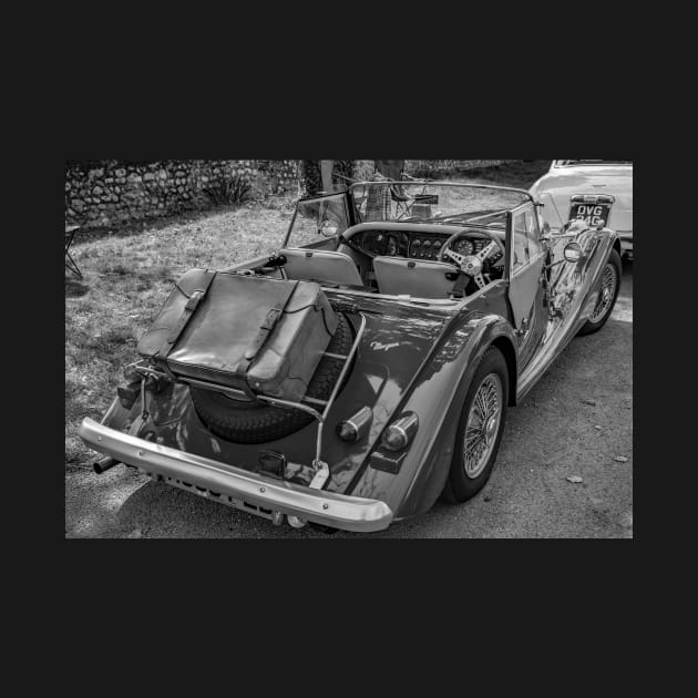 A rear view of a hand built Morgan sports car - Rear View Of Car - T ...