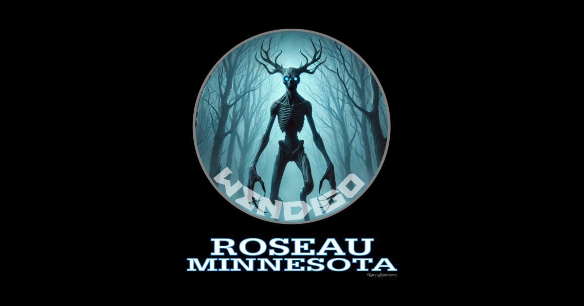 Wendigo Wing Walker Roseau MN - Skin Walker - Sticker | TeePublic